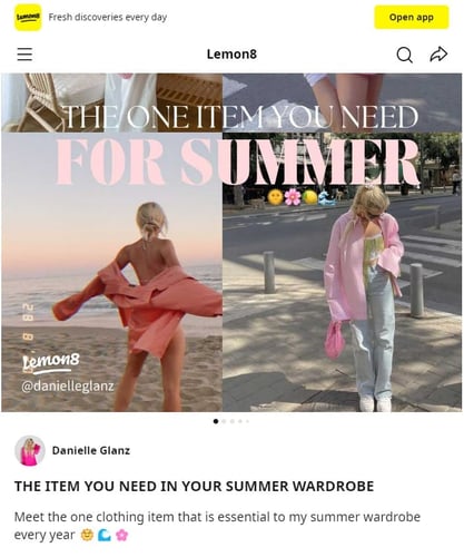 ¿Qué es Lemon8? La red social de TikTok parecida a Instagram
